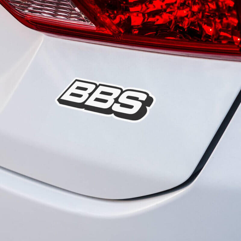 BBS Stickers Stickers, Pair of decals, Available in various Sizes.